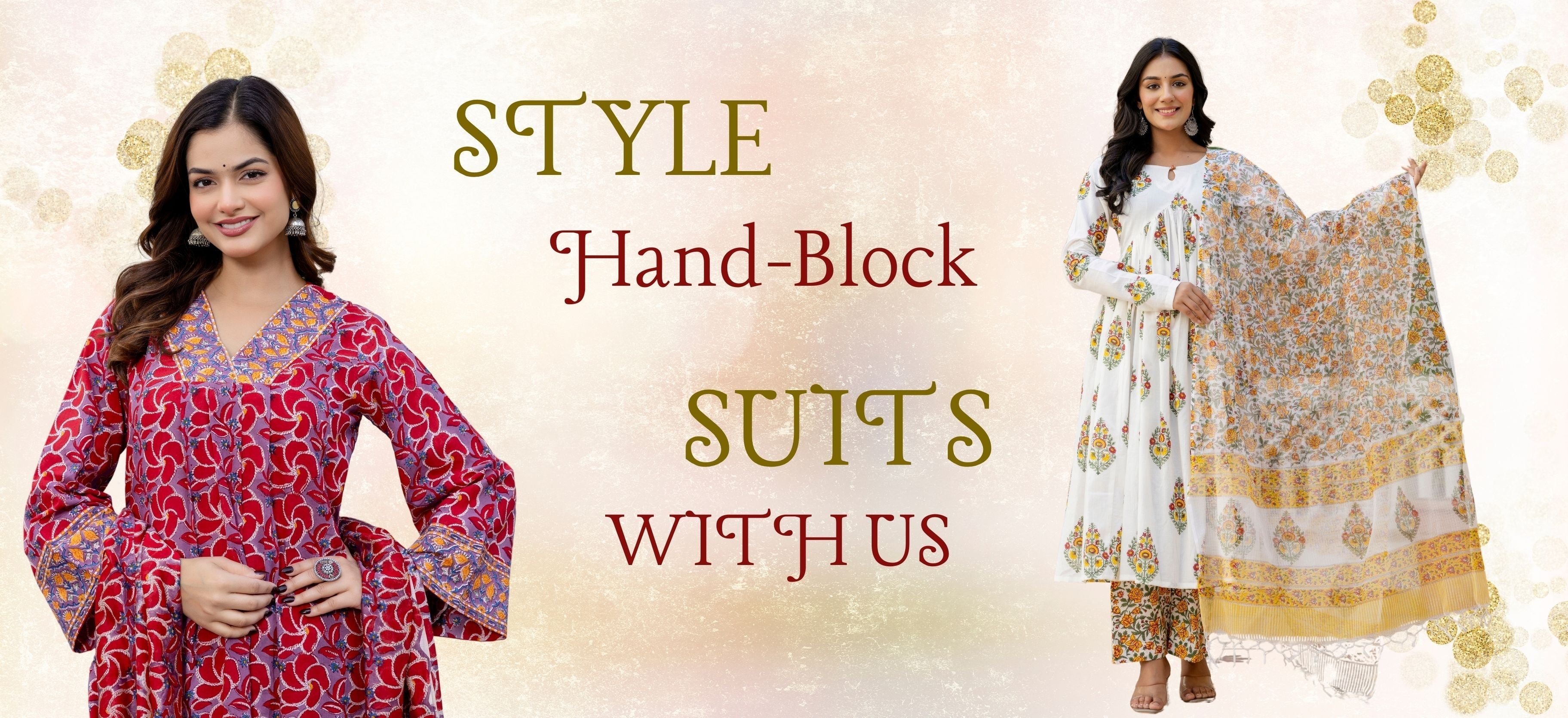 How to Style Handblock Suit Sets in 2025 | Jaipuri Adaah