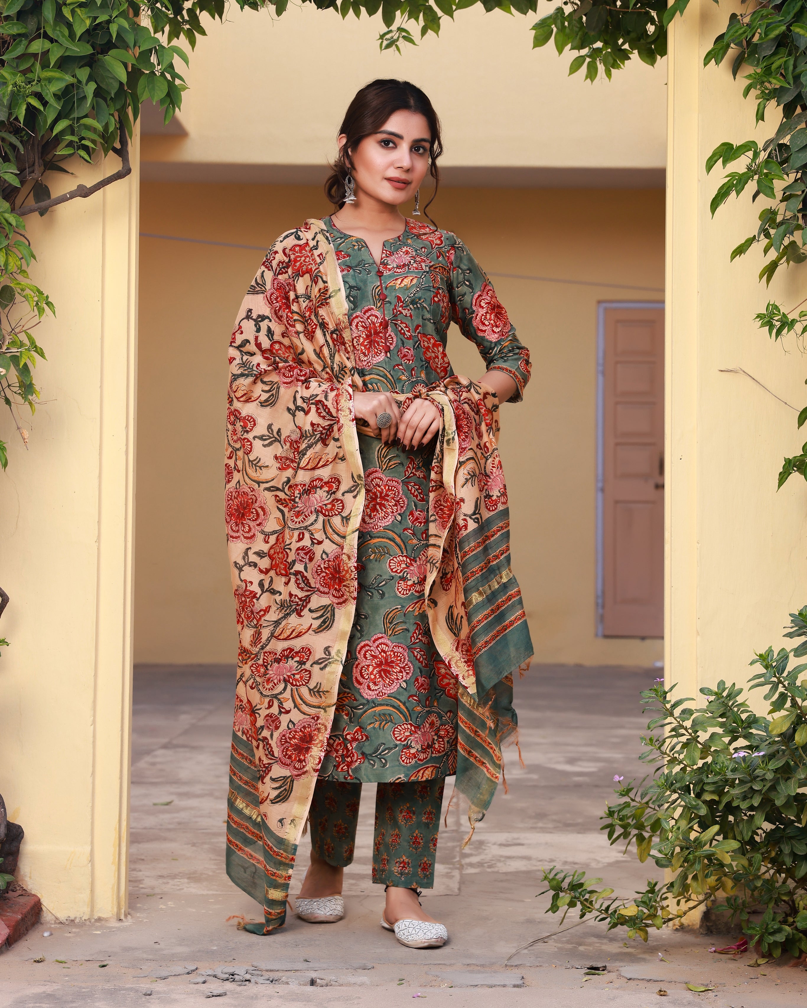 Buy Chanderi Suit Sets for Women Online in India